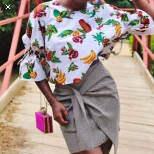 Zara | Tops | Zara Fruit Top | Poshmark